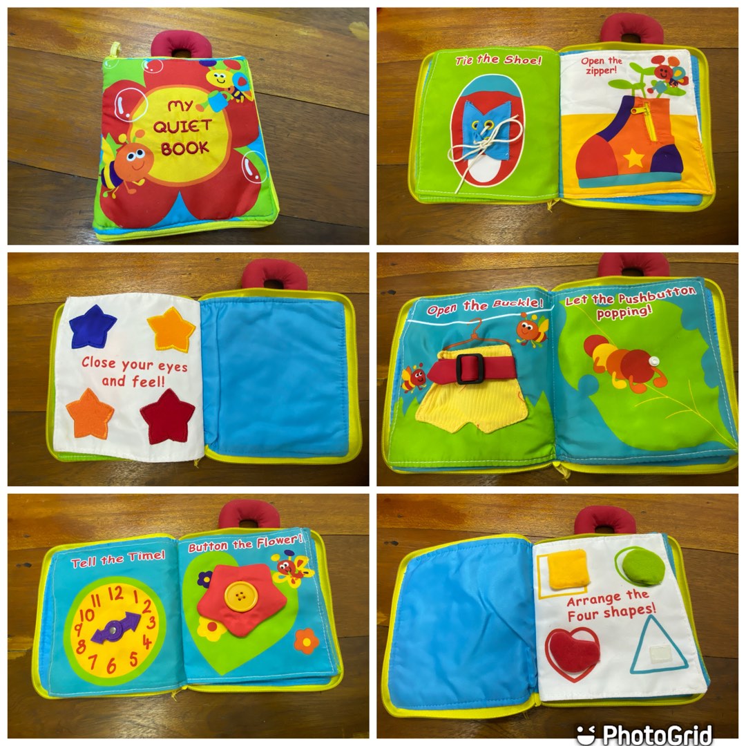 My quiet book/busy book, Babies & Kids, Infant Playtime on Carousell