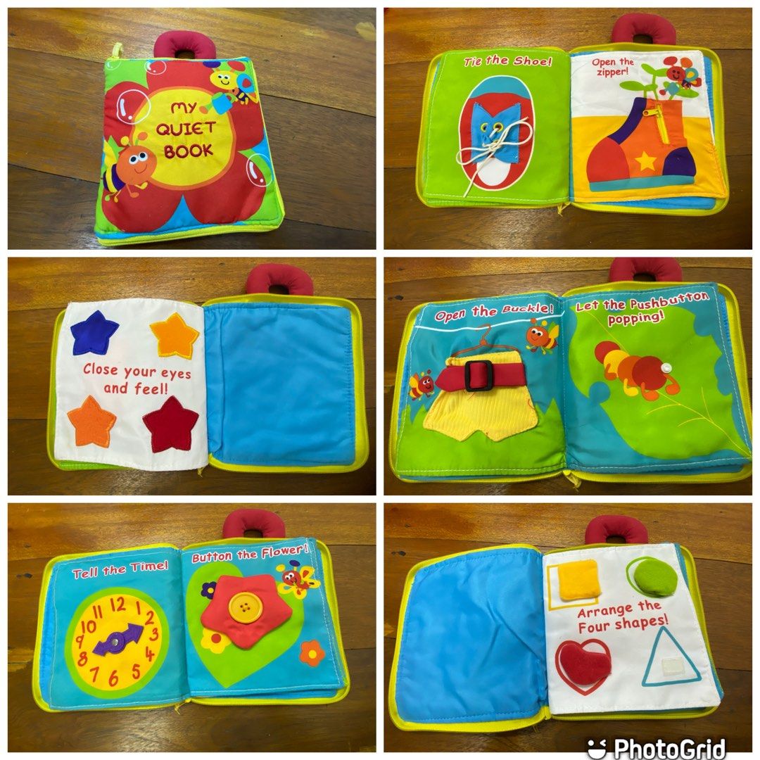 My quiet book/busy book, Babies & Kids, Infant Playtime on Carousell