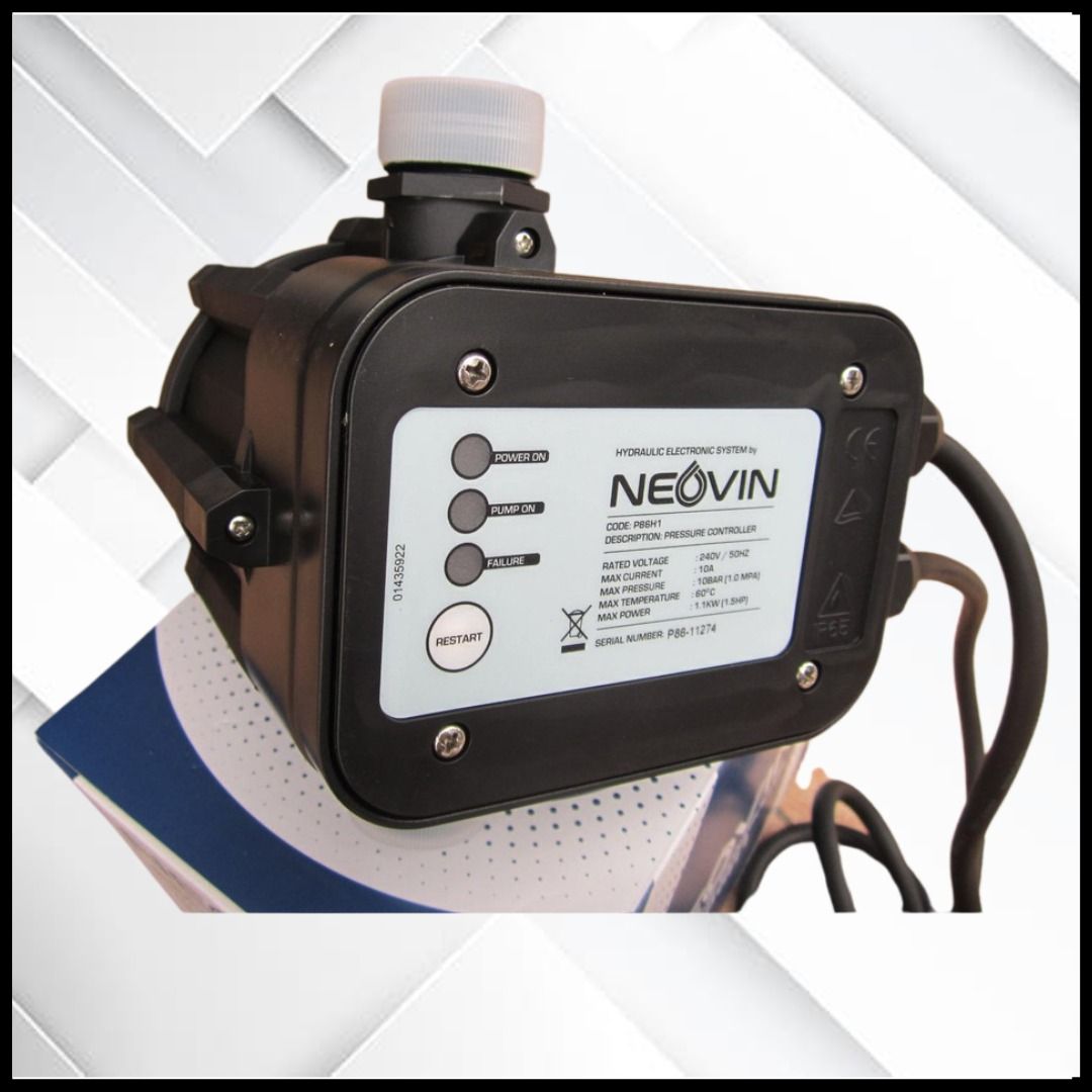 Neovin 1.5HP Water Pump Automatic Pressure Controller P86H1 - Using ...