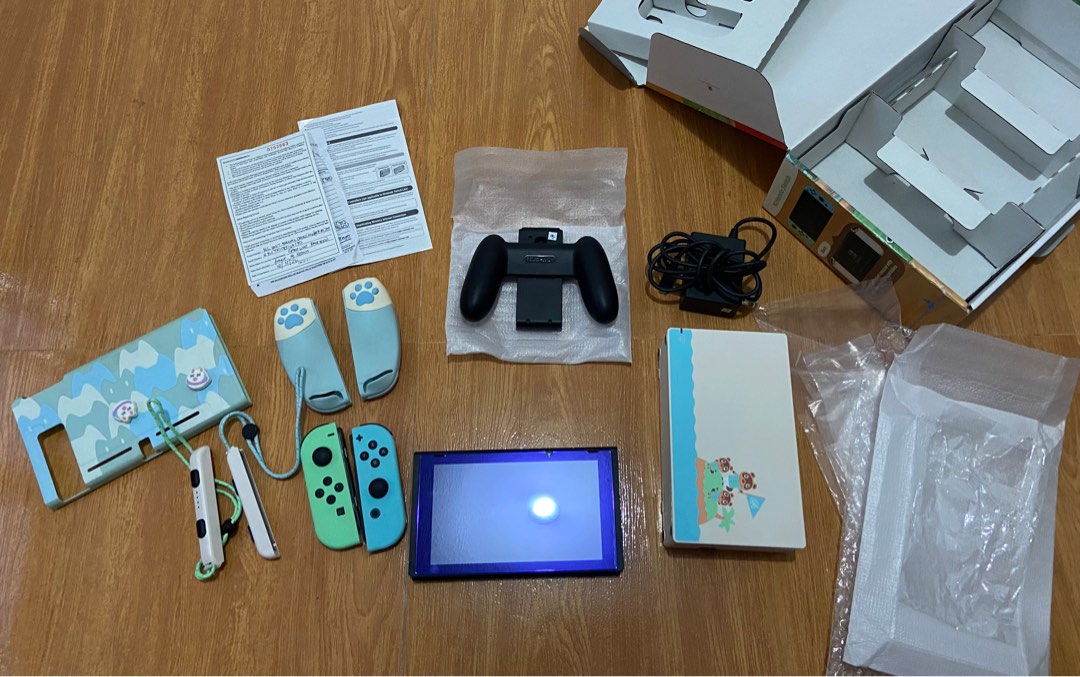 Nintendo Switch Animal Crossing Edition with Mario Odyssey , Video ...