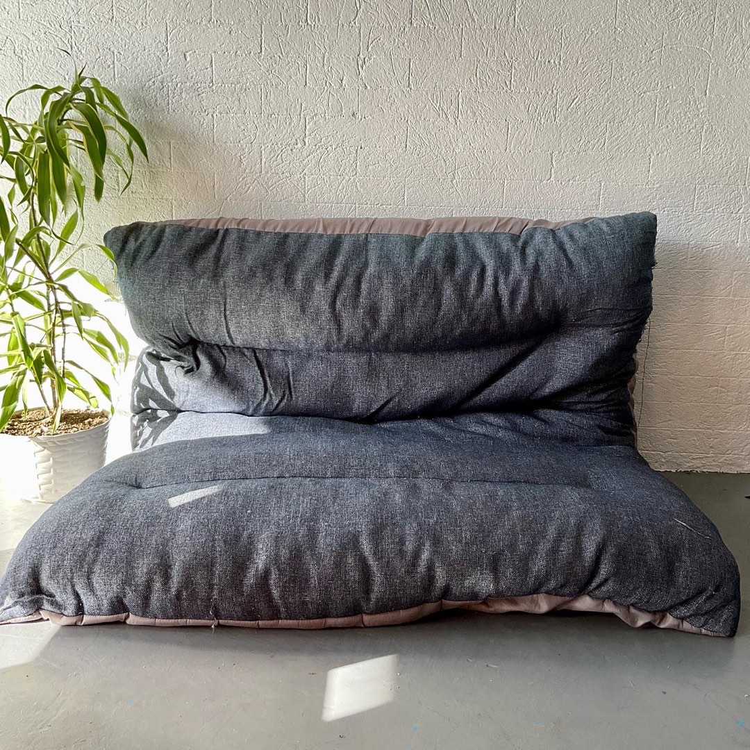 Nitori 2-seater reclining floor sofa, Furniture & Home Living, Furniture, Sofas on Carousell