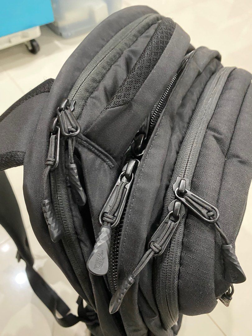 North Face Router TNF Black (Cordura Fabric) 17” Laptop Backpack, Men's ...