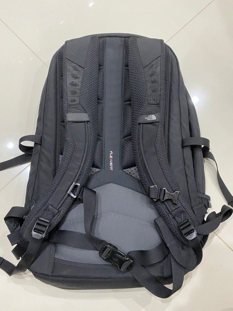 North Face Router TNF Black (Cordura Fabric) 17” Laptop Backpack, Men's ...