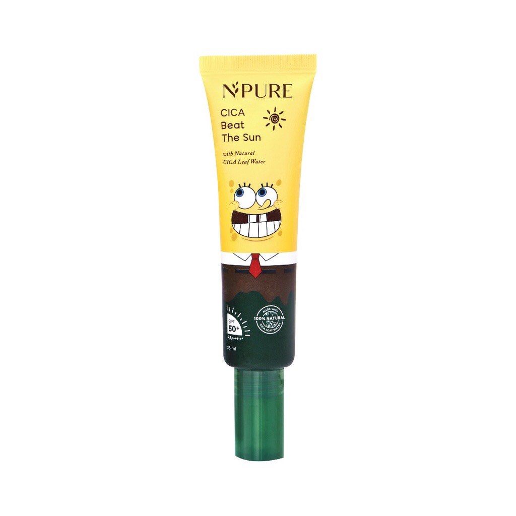 NPURE Sunscreen BTS SPONGEBOB cica beat the sun spf 50 PA ...