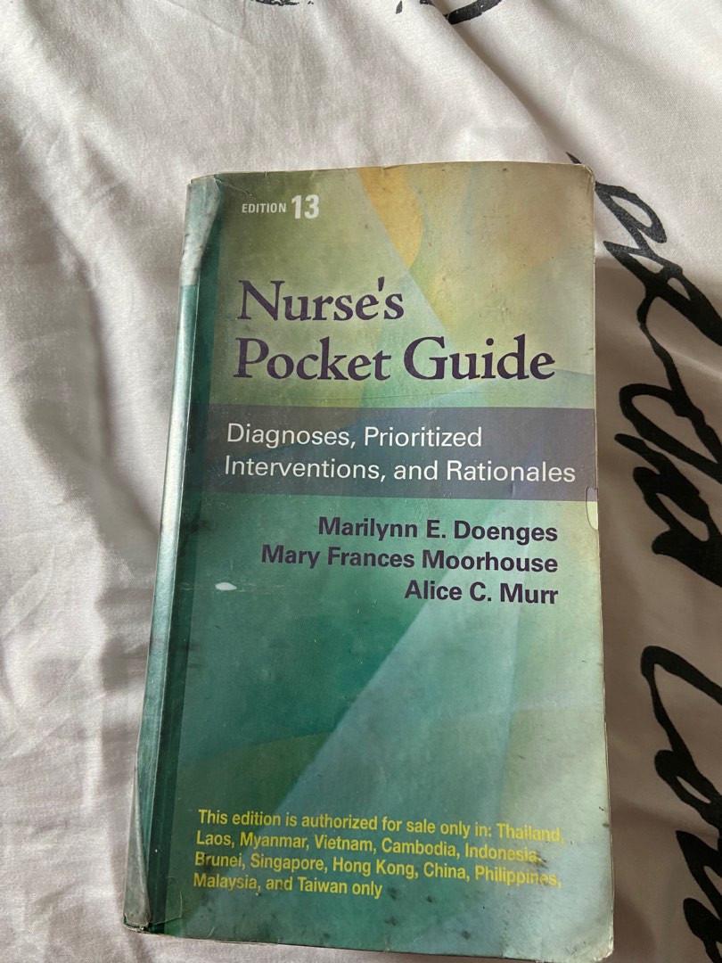 Nursing Pocket Guide NANDA, Hobbies & Toys, Books & Magazines ...