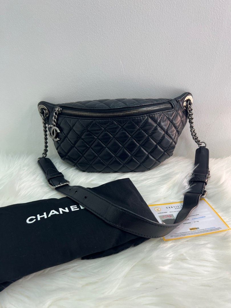 Original Chanel Belt Bag, Luxury, Bags & Wallets on Carousell