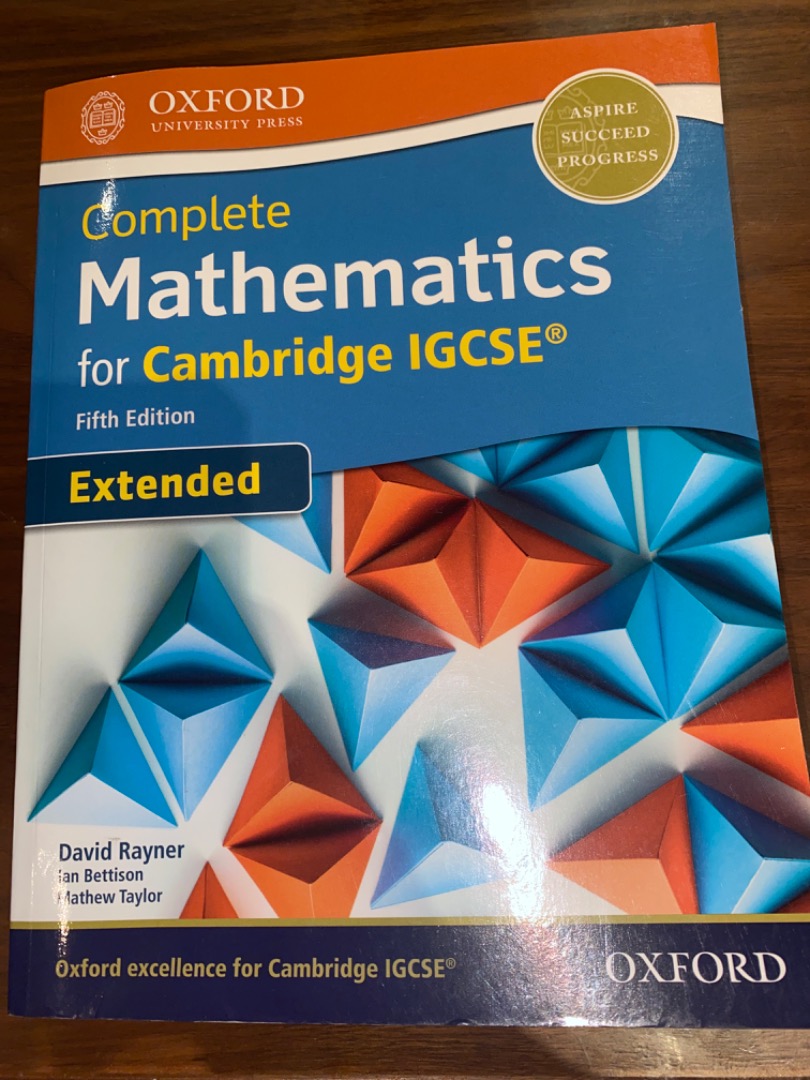 Oxford Igcse Math Textbook Hobbies And Toys Books And Magazines