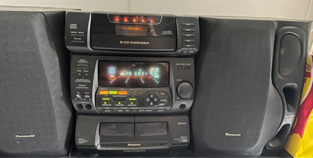 Panasonic sound system, Audio, Portable Music Players on Carousell
