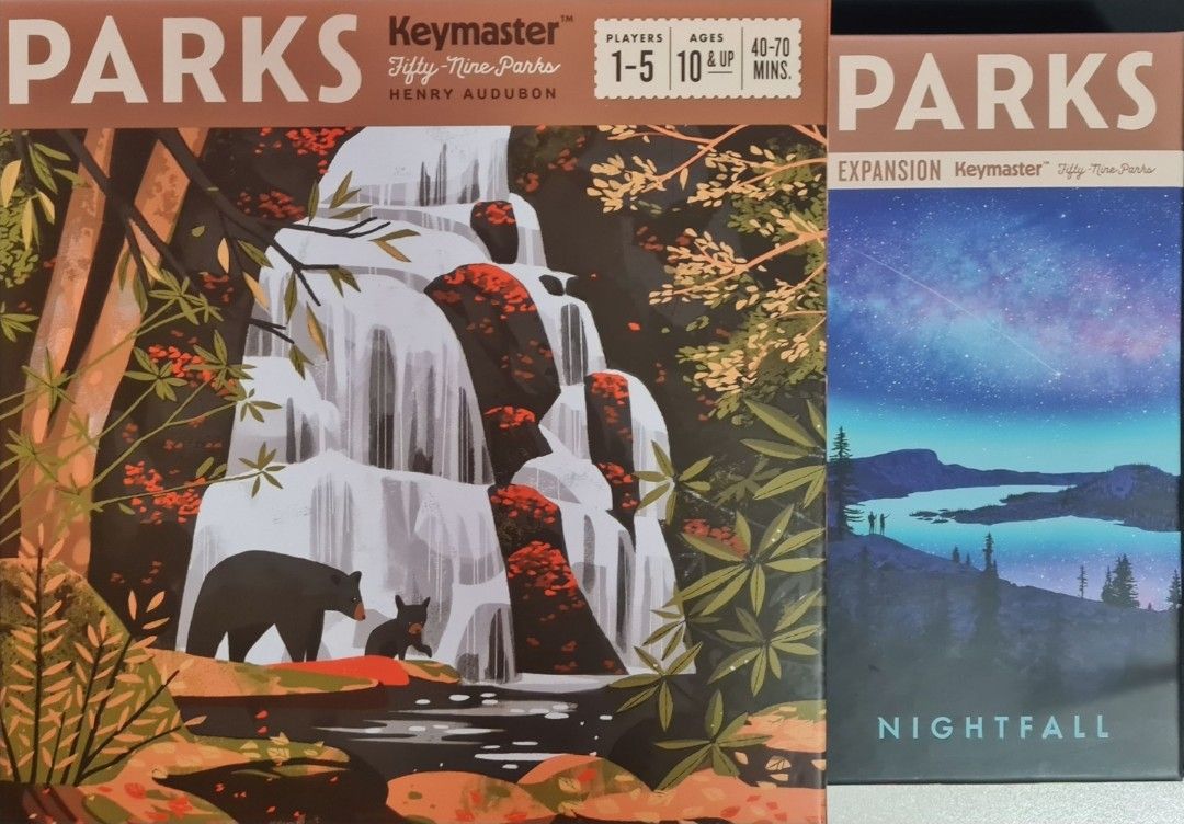 Parks + nightfall board game, Hobbies & Toys, Toys & Games on Carousell