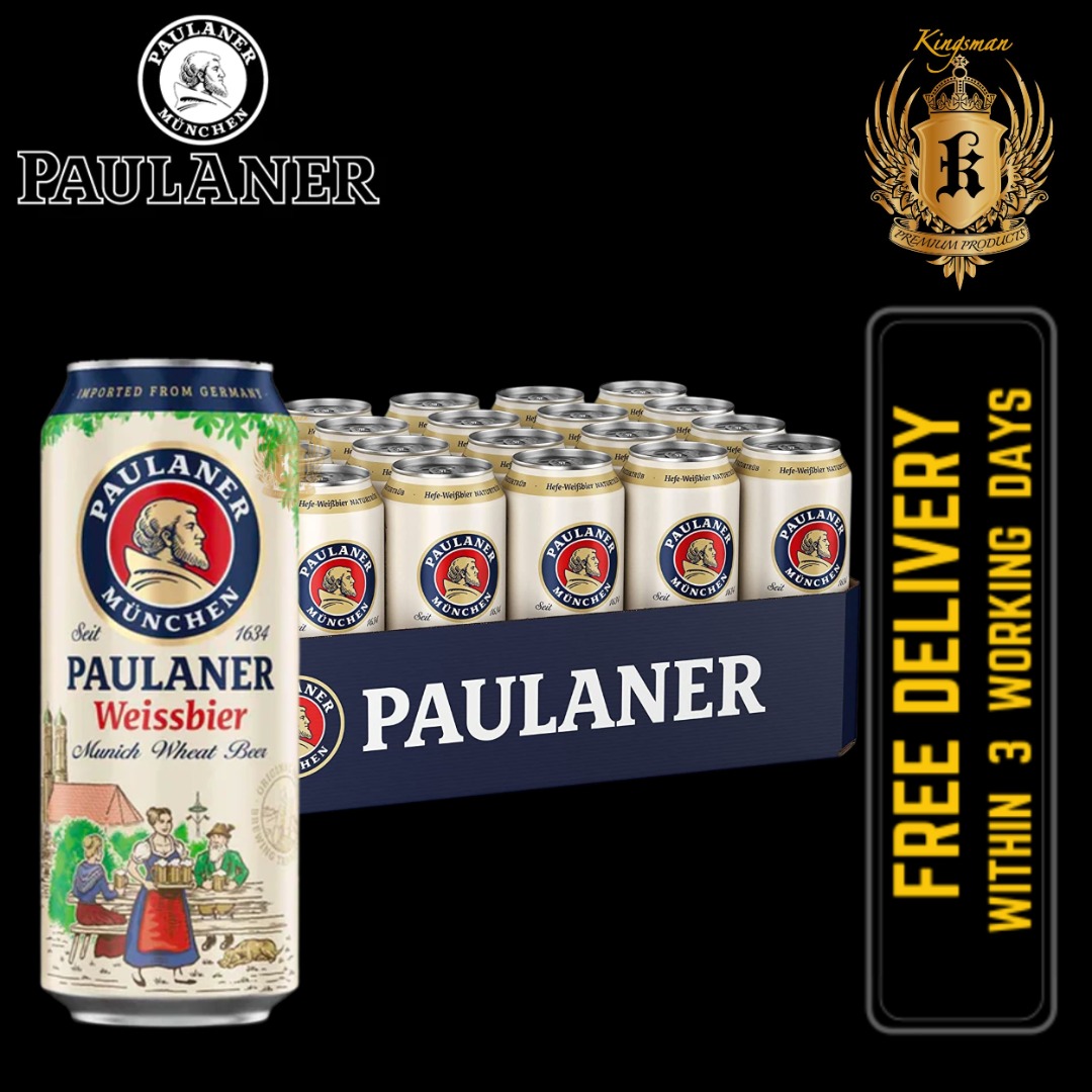 Paulaner Hefe Weissbier, Food & Drinks, Alcoholic Beverages on Carousell