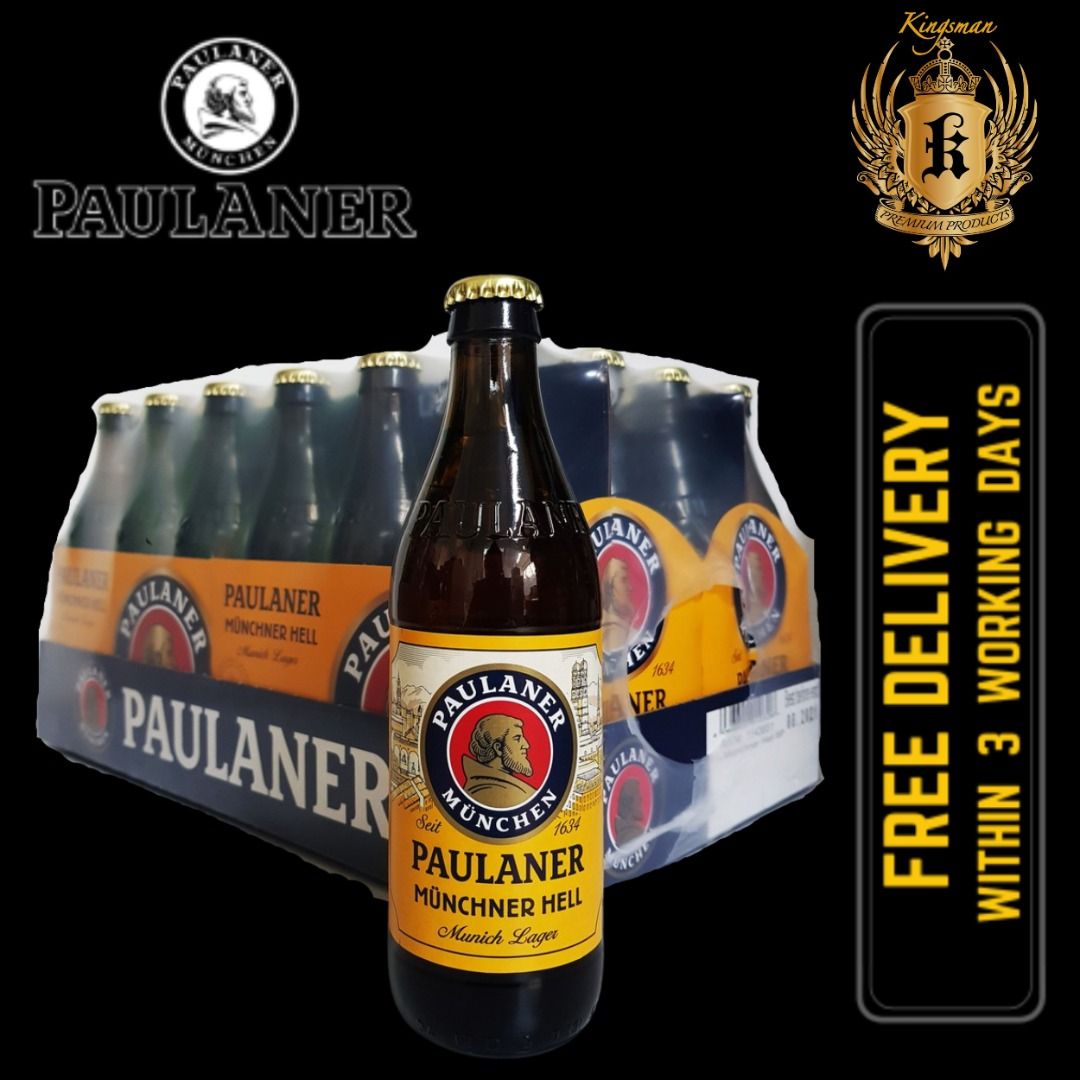 Paulaner Munchner Hell , Food & Drinks, Alcoholic Beverages on Carousell