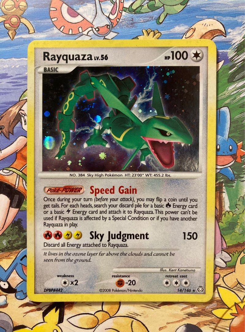 Pokemon TCG - Rayquaza Holo - Legends Awaken - VINTAGE, Hobbies & Toys ...