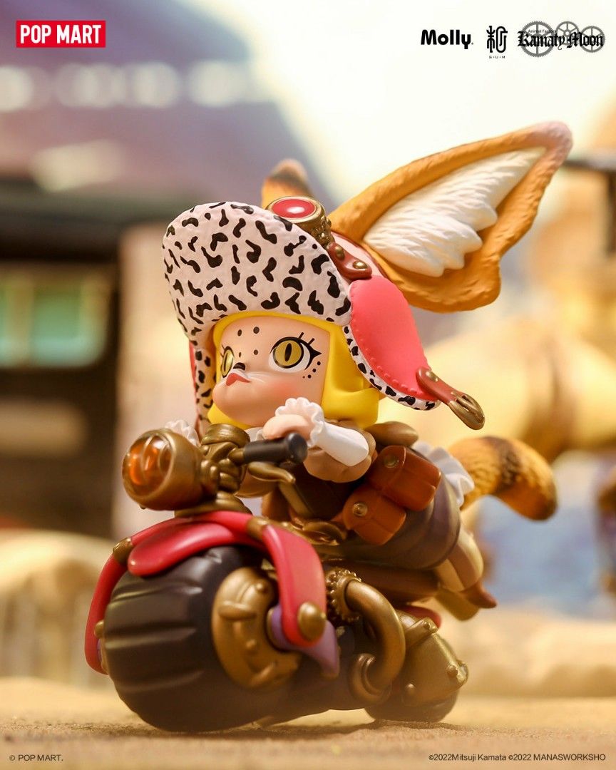 [POPMART RARE SERIES] POPMART MOLLY STEAMPUNK ANIMAL BIKE SERIES FULL ...