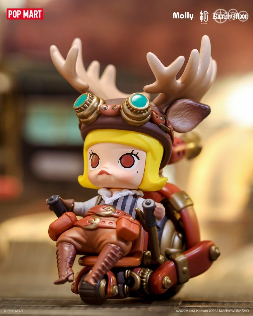 [POPMART RARE SERIES] POPMART MOLLY STEAMPUNK ANIMAL BIKE SERIES FULL ...