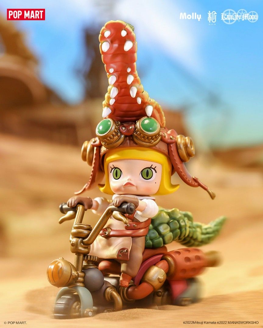 [POPMART RARE SERIES] POPMART MOLLY STEAMPUNK ANIMAL BIKE SERIES FULL ...