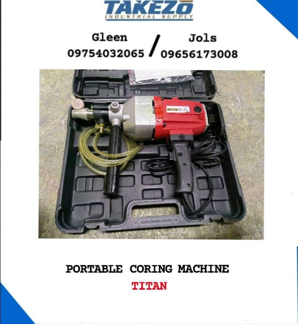 PORTABLE CORING MACHINE, Commercial & Industrial, Construction Tools ...