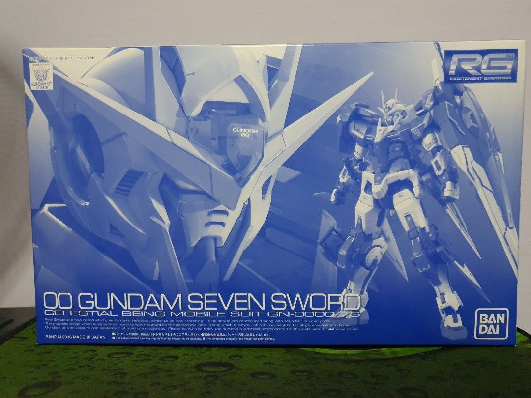 Premium Bandai P-Bandai Real Grade RG 1/144 00 Gundam Seven Sword ...