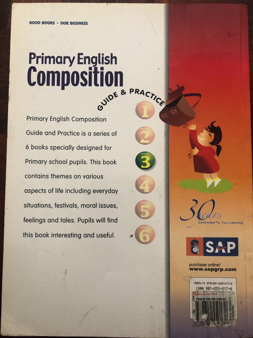 Primary English Composition Book 3, Hobbies & Toys, Books & Magazines ...