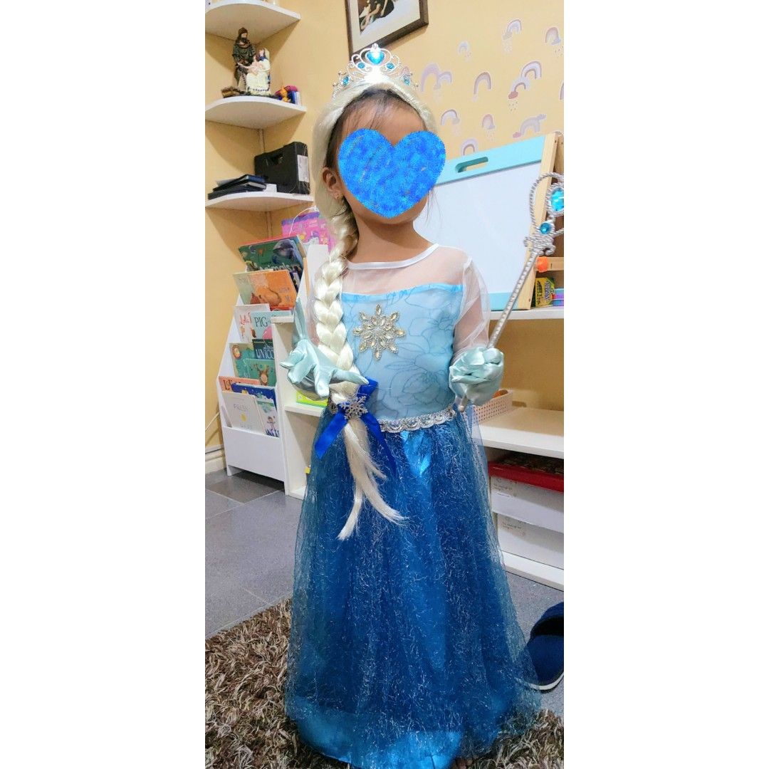 Princess Elsa costume set, Babies & Kids, Babies & Kids Fashion on ...