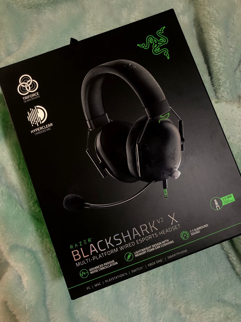 Razer Black Shark V2 X Multi-Platform Wired Esports Headset, Audio ...