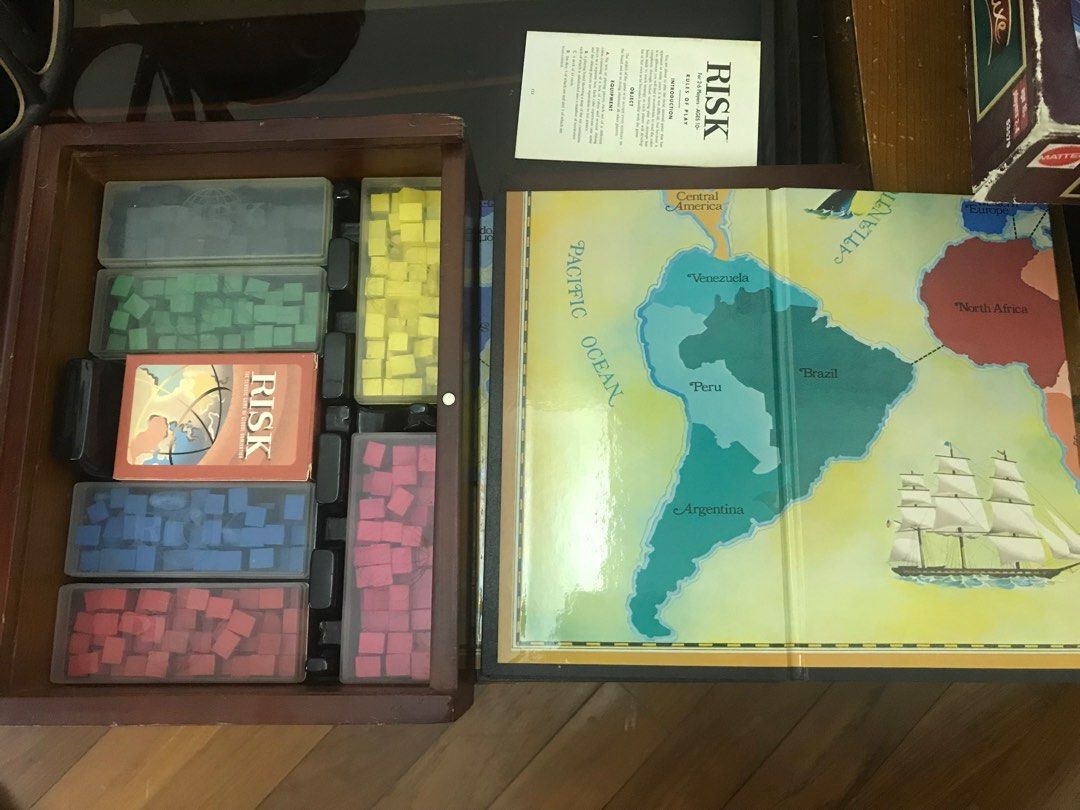 Risk, wooden vintage games, Hobbies & Toys, Toys & Games on Carousell