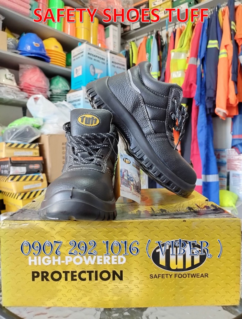 Safety shoes TUFF highcut w/steeltoe 202, Men's Fashion, Footwear ...