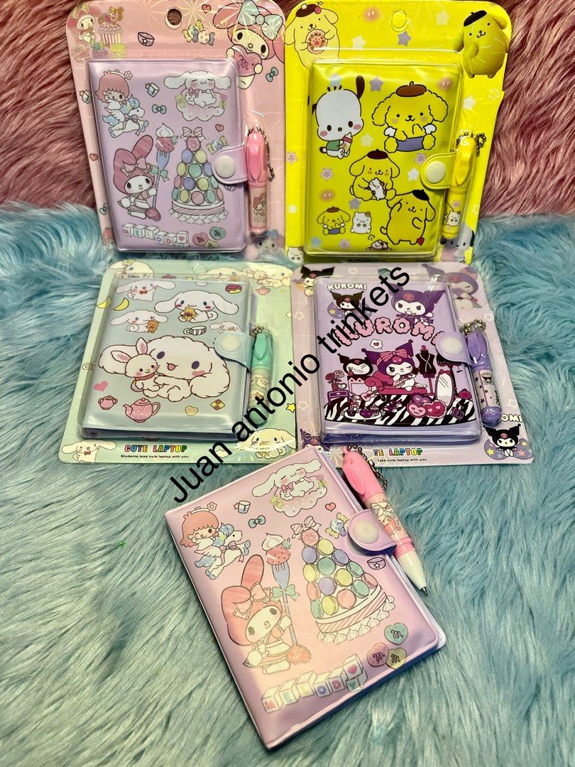 Sanrio Mini notebook with Mini pen, Hobbies & Toys, Stationary & Craft ...
