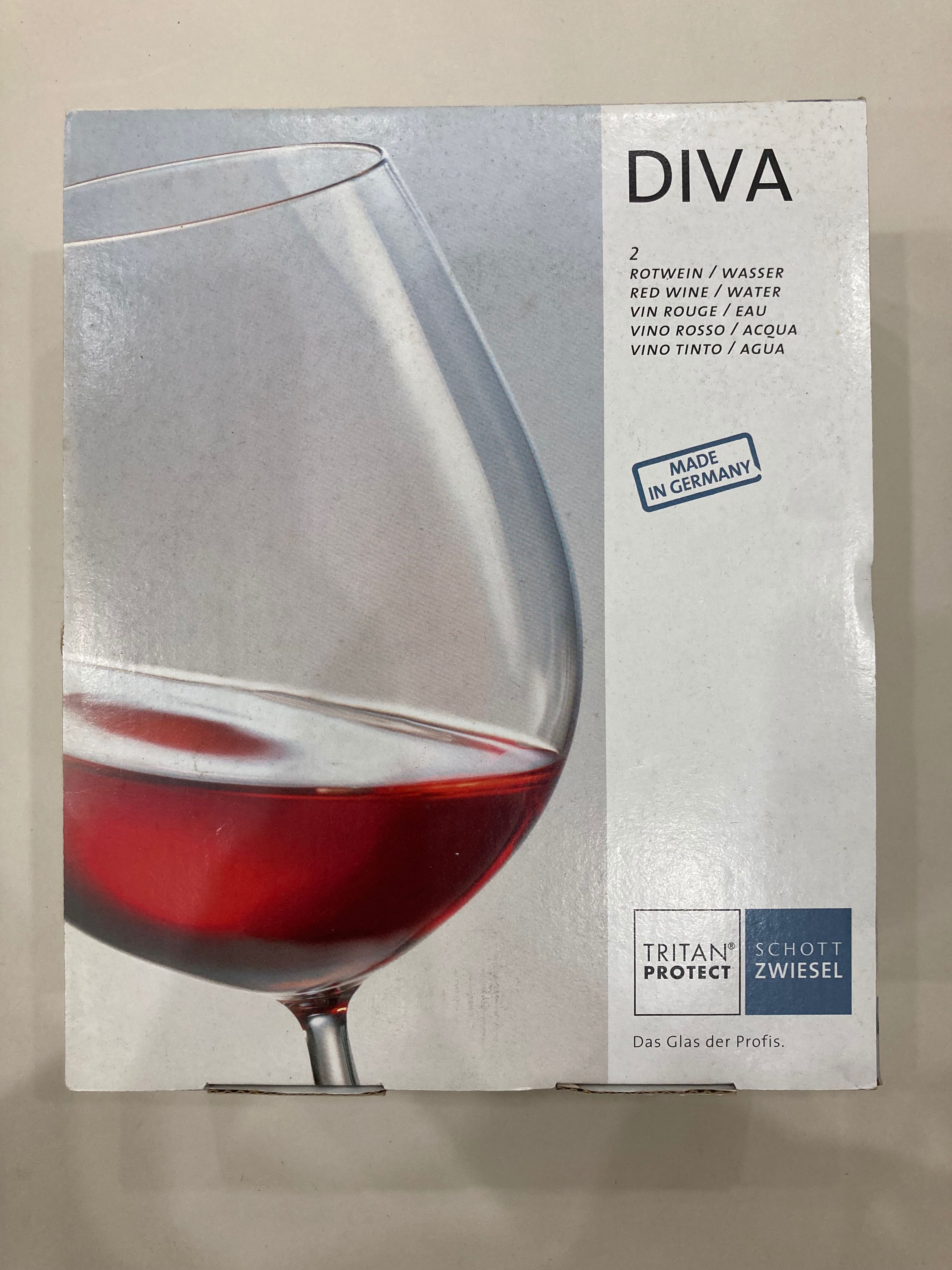 schott zweisel wine glass DIVA * 2, Furniture & Home Living ...