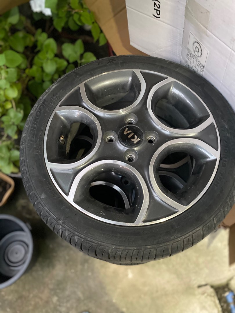 Set of stock KIA Picanto mags with tire 17/50/r15, Car Parts ...