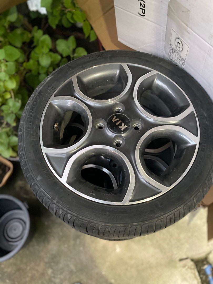Set of stock KIA Picanto mags with tire 17/50/r15, Car Parts ...