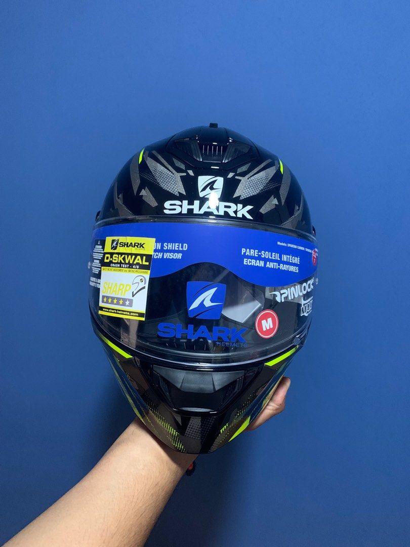 Shark Full Face Helmet, Motorcycles, Motorcycle Apparel on Carousell