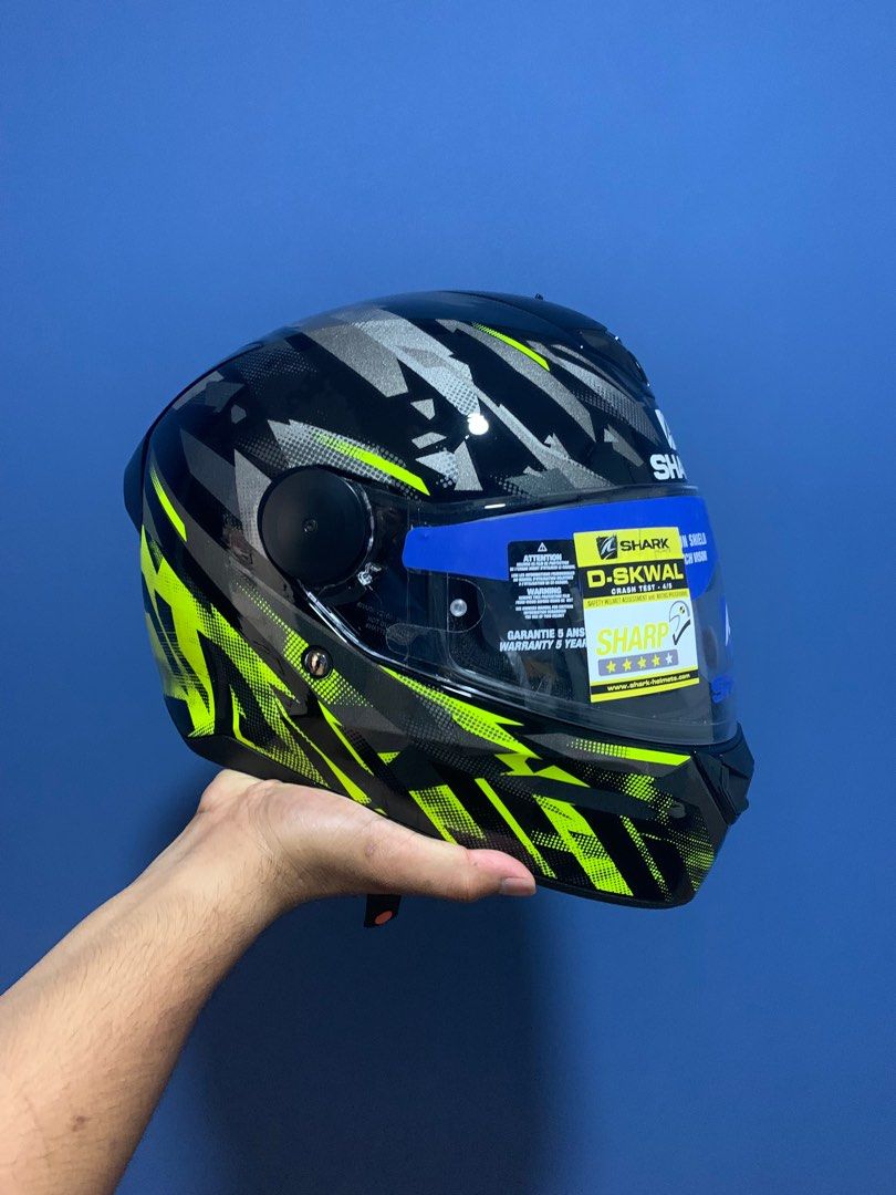 Shark Full Face Helmet, Motorcycles, Motorcycle Apparel on Carousell