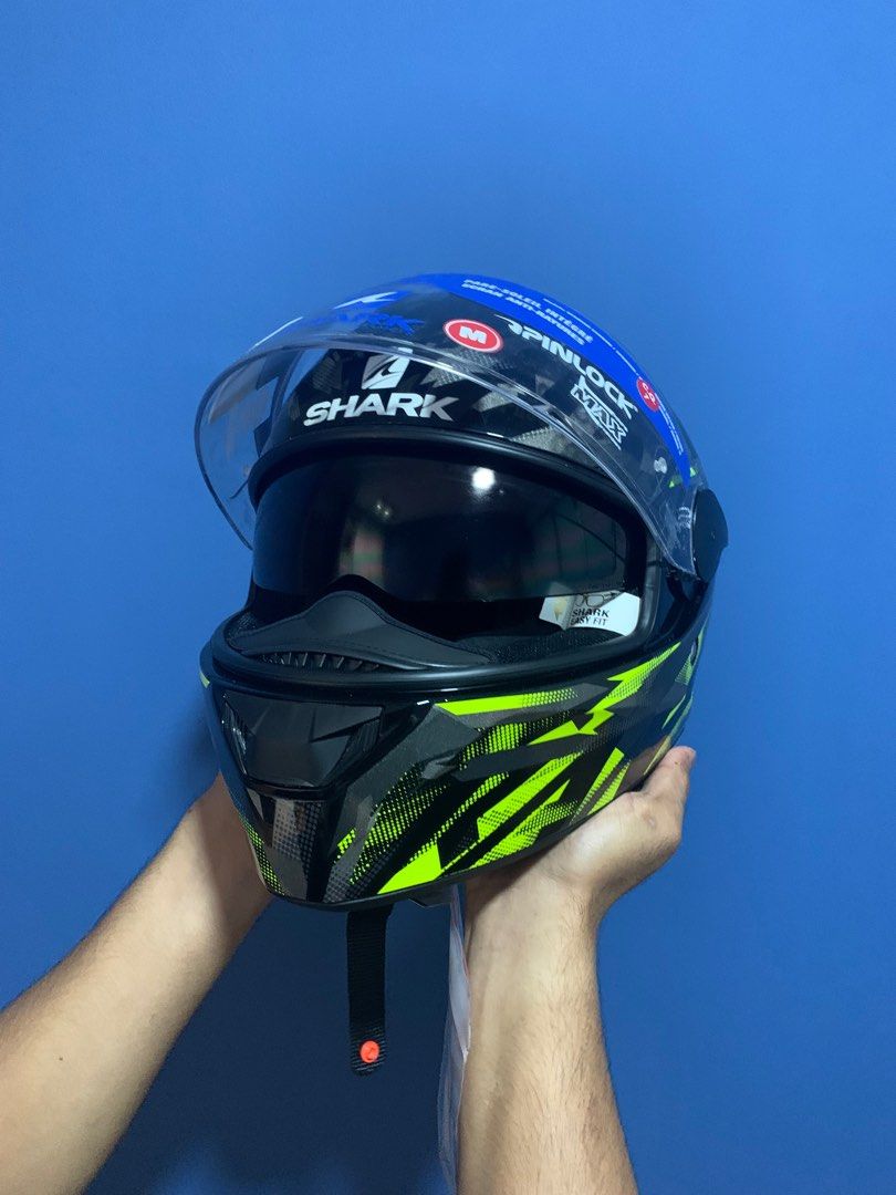 Shark Full Face Helmet, Motorcycles, Motorcycle Apparel on Carousell