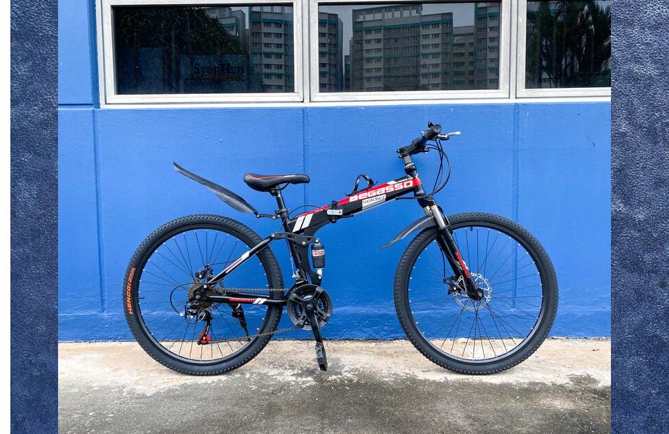 Shimano gear 21 speed 26" Wheel Begasso Foldable mountain bike MTB 21 ...