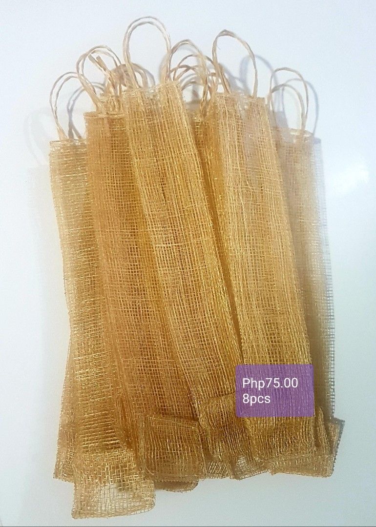 Sinamay abaca gift bags, Hobbies & Toys, Stationary & Craft, Handmade ...