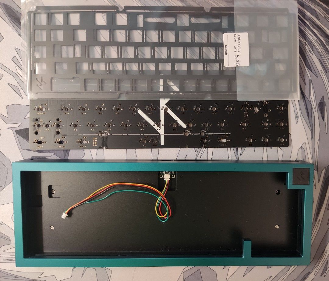 Smith&Rune Iron165 R2 Teal Custom Mechanical Keyboard, Computers & Tech ...