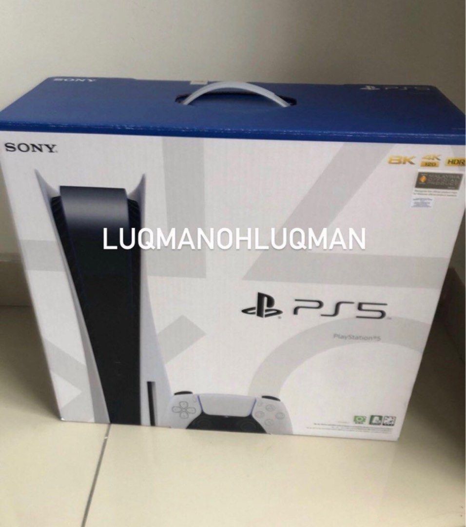 Sony Ps5 Disc Version (Sony PS5) - Malaysia set, Video Gaming, Video ...