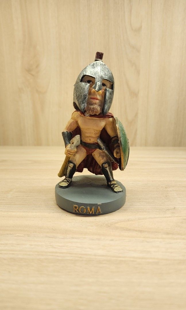 Spartan Bobblehead, Hobbies & Toys, Toys & Games on Carousell