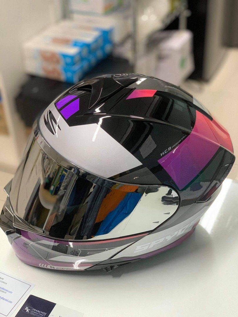Spyder Modular Helmet with Dual Visor FORCE GD Series 1, Motorbikes ... Spyder Modular Helmet with Dual Visor FORCE GD Series 1, Motorbikes ...