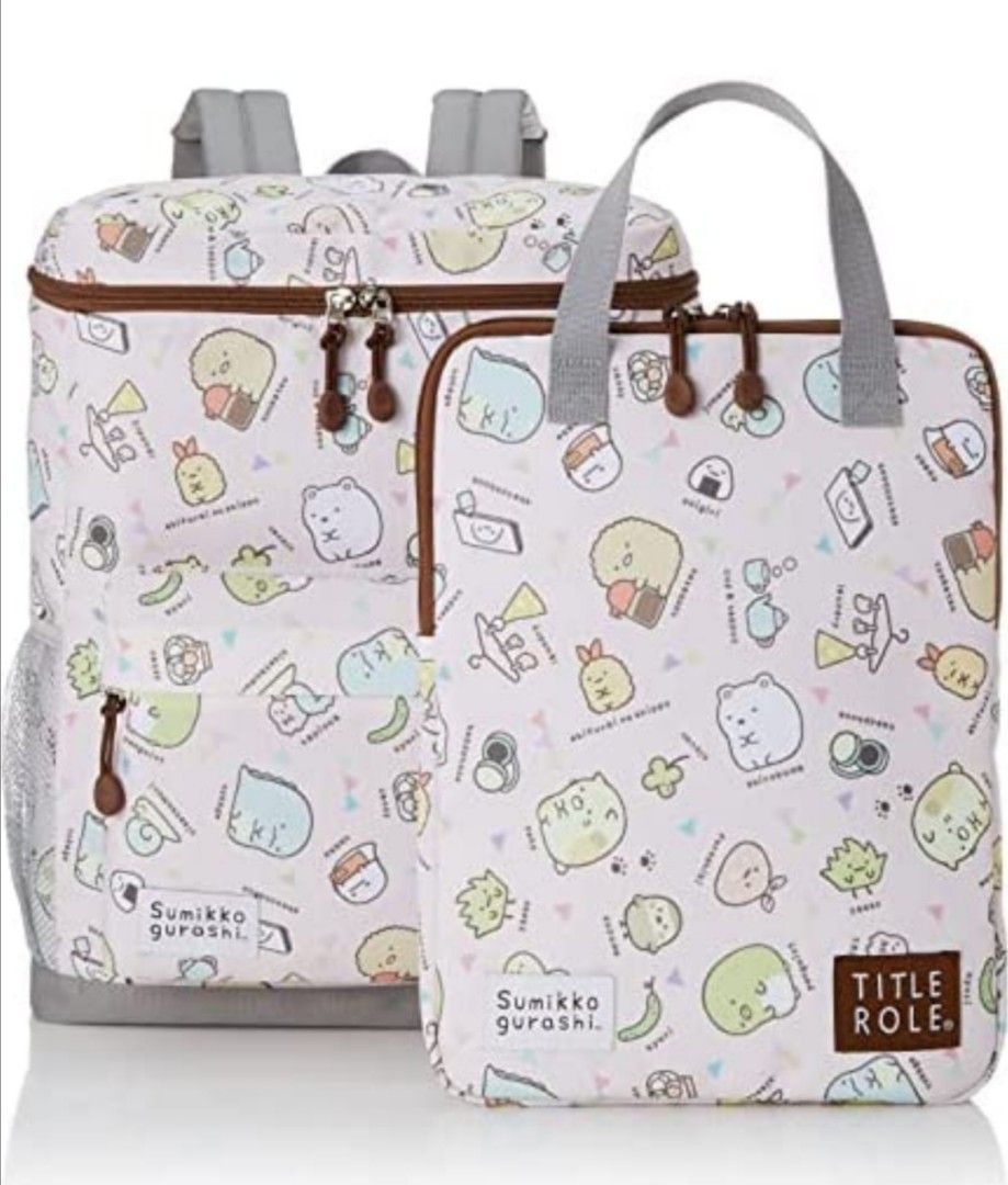 Sumikko gurashi kids school back pack bag and laptop bag, Women's ...