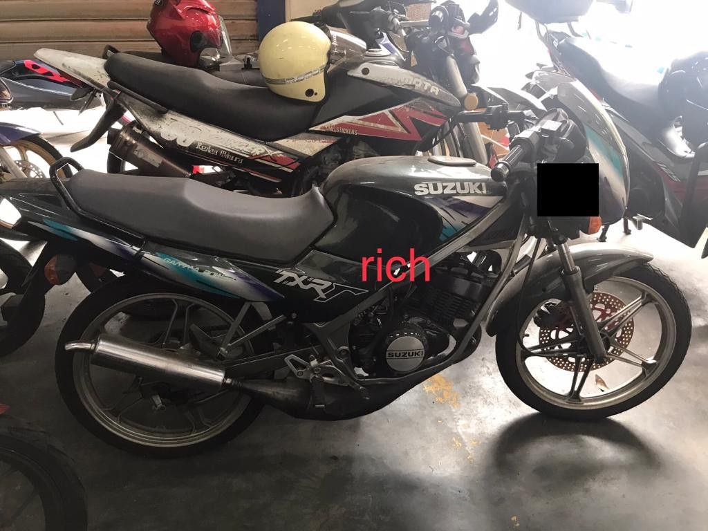 SUZUKI PANTHER GAMMA TXR150 BODY COVER SET, Motorbikes on Carousell