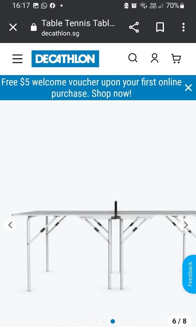 Table Tennis Table, Announcements on Carousell