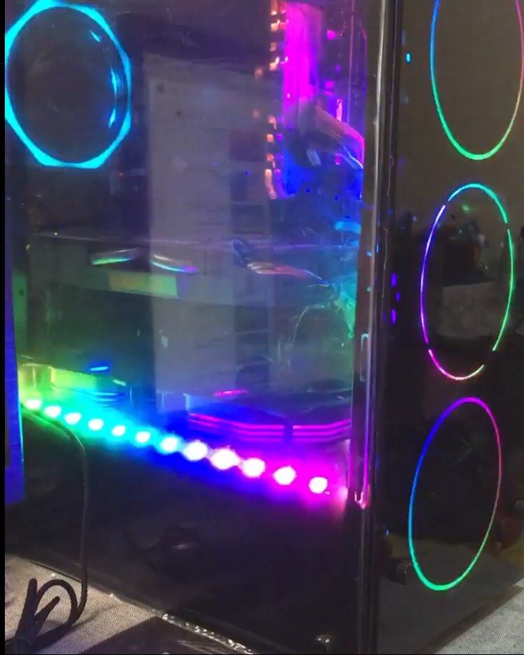 Tempered Gaming Pc Glass With Tru Rated Psu And 1 Free Rgb Fan Computers And Tech Parts