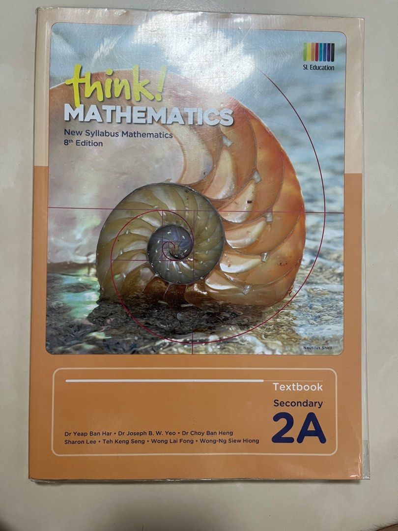 think! Mathematics 8th edition textbook 2A, Hobbies & Toys, Books ...