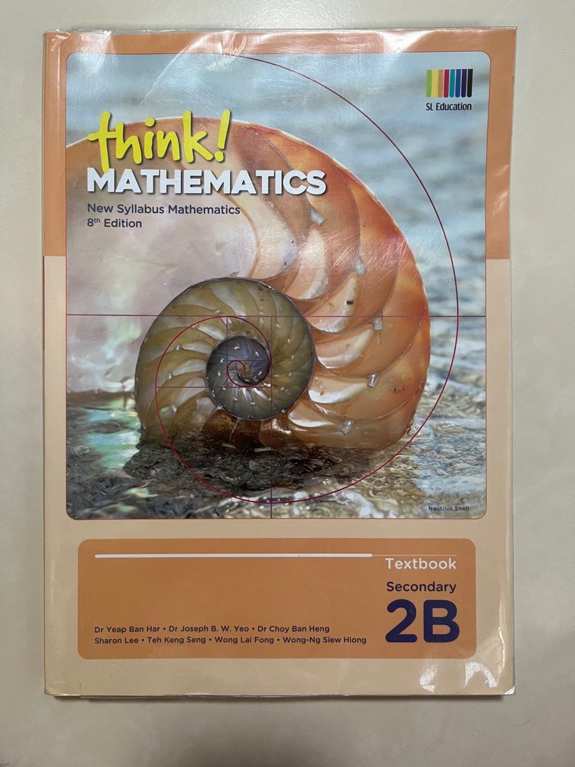 think! Mathematics 8th edition textbook 2B, Hobbies & Toys, Books ...