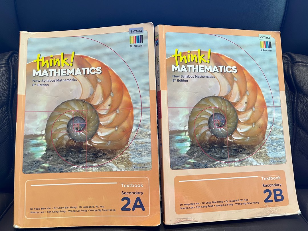 Think Mathematics Secondary Textbook 2A 2B 8th Ed, Hobbies & Toys ...