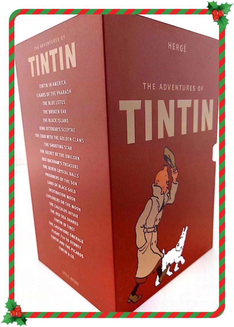 Tintin. The Adventures of Tintin Box Set (8 Hardcover Books), Hobbies ...