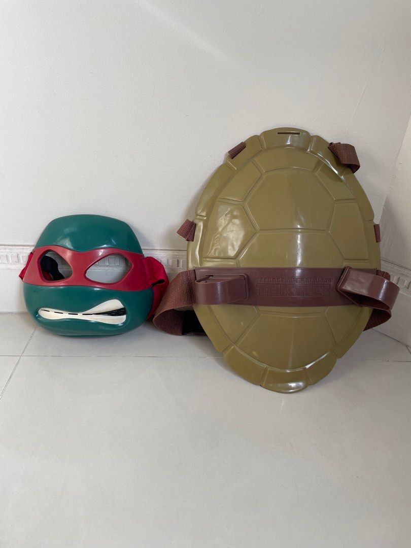 TMNT Teenage Mutant Ninja Turtles Mask Shell Raphael Toddler Kid ...