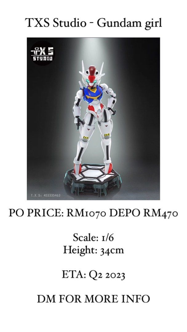 TXS Studio - Gundam girl, Hobbies & Toys, Toys & Games on Carousell