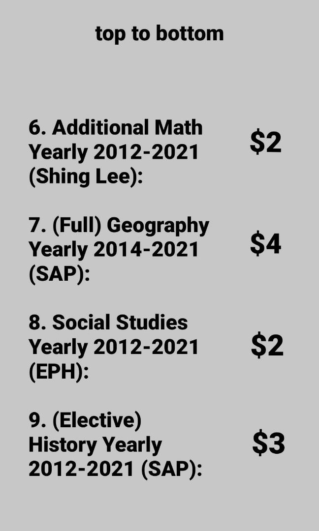 TYS O Level Yearly Topical Ten-Year Series Assessment Books English ...